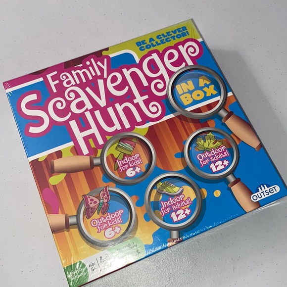 Toys | Family Scavenger Hunt Game Inside Outside Play Ages 6 Nwt | Poshmark